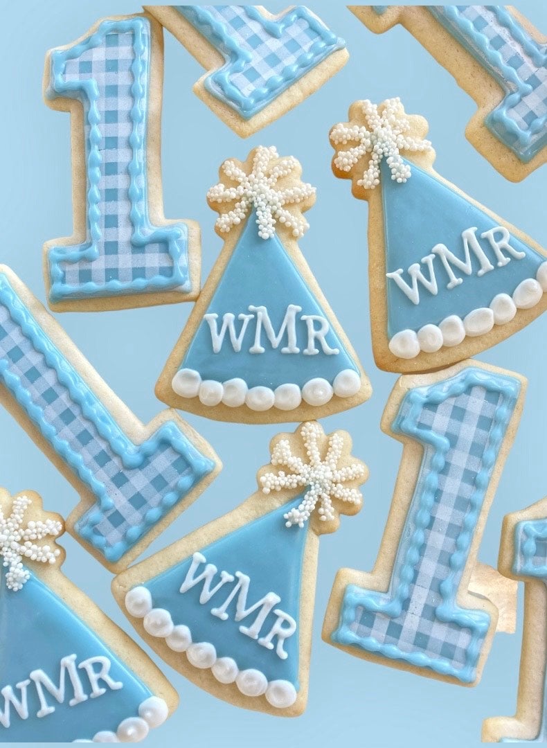 Initial & Age | Kate’s Custom Cookies