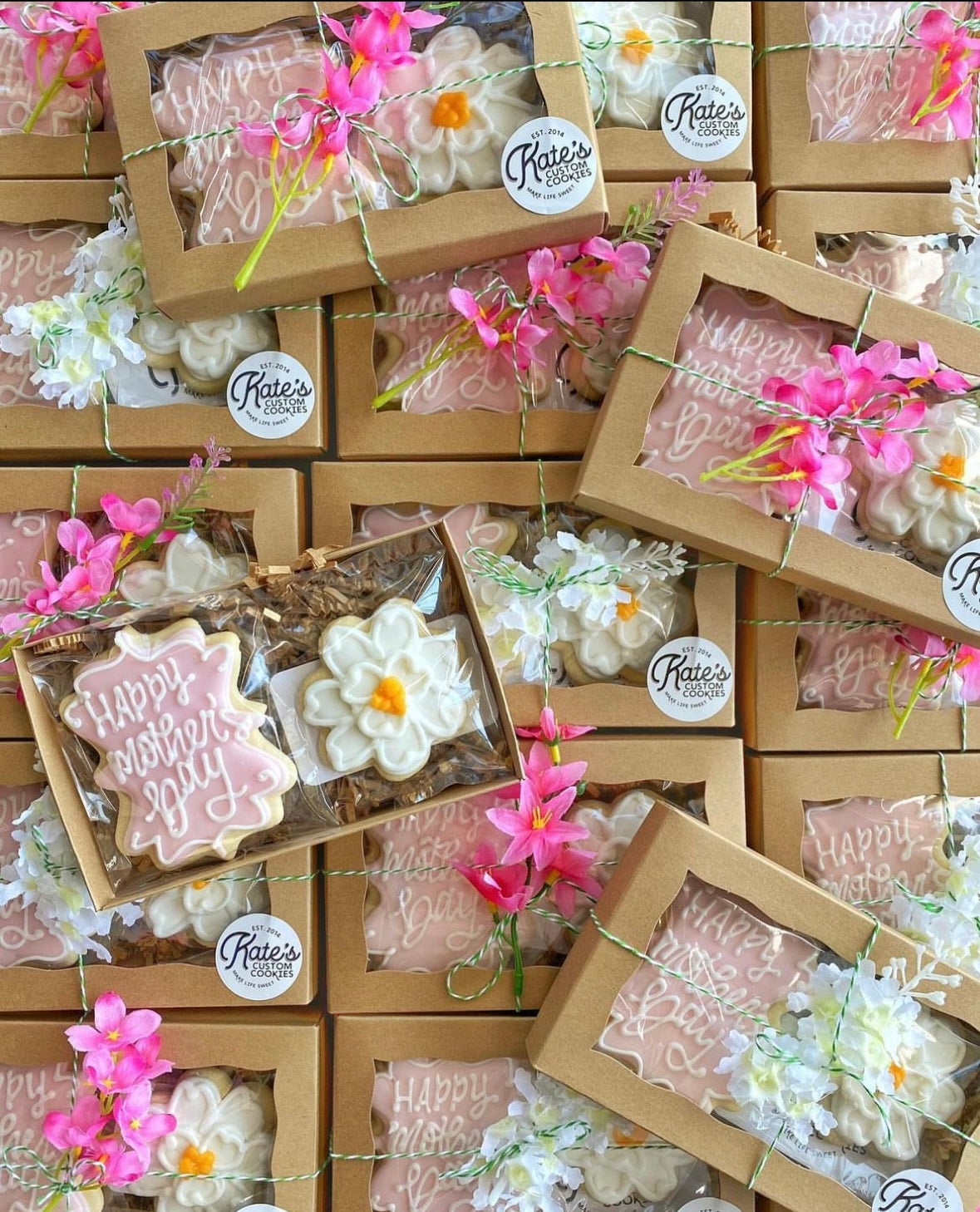 2 Cookie gift Set (Mother's Day) | Kate’s Custom Cookies