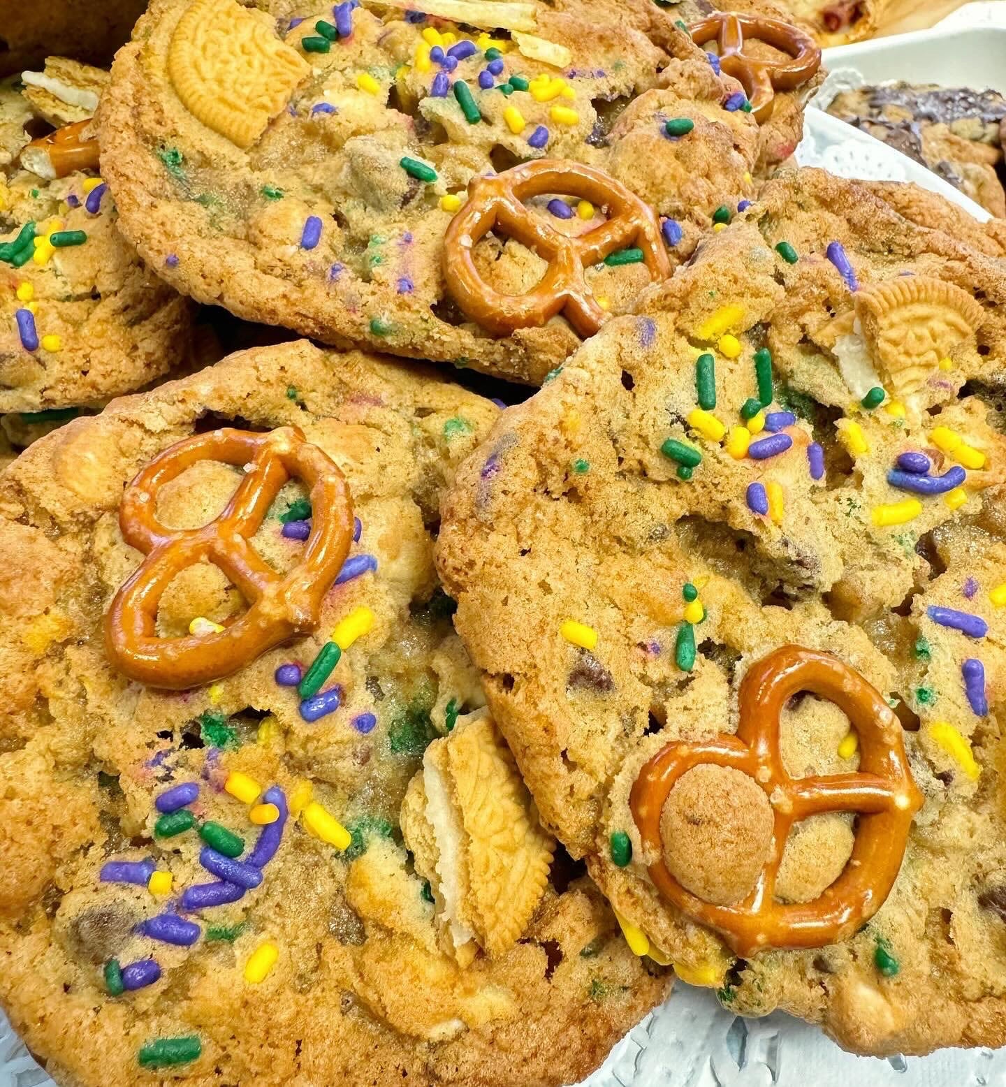 Compost Cookie (Mardi Gras) | Kate’s Custom Cookies